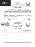 Parents Consent Sa Filipino | PDF