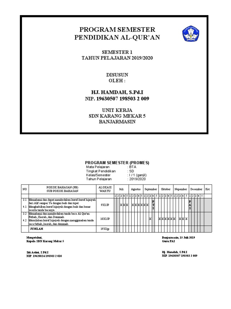 Promes Bta 1-6 SMT 1 | PDF