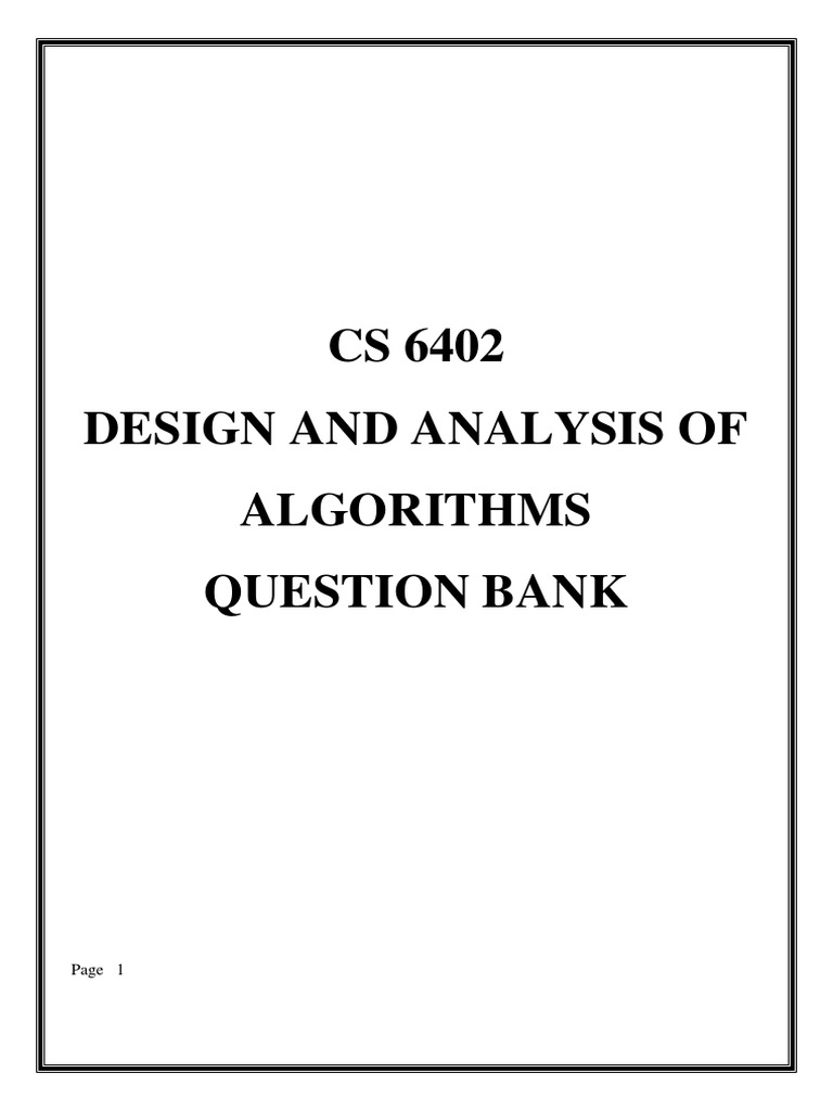 DAA Viva Questions | PDF | Algorithms | Theoretical Computer Science