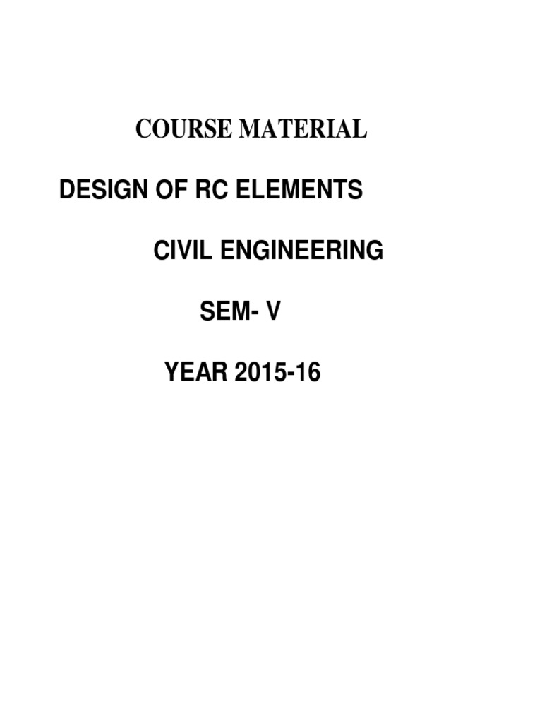 Drce Notes Pdf Strength Of Materials Beam Structure