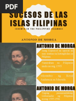 Rizal's Annotation of Morga's Work Sucesos de Las Islas Filipinas | PDF ...