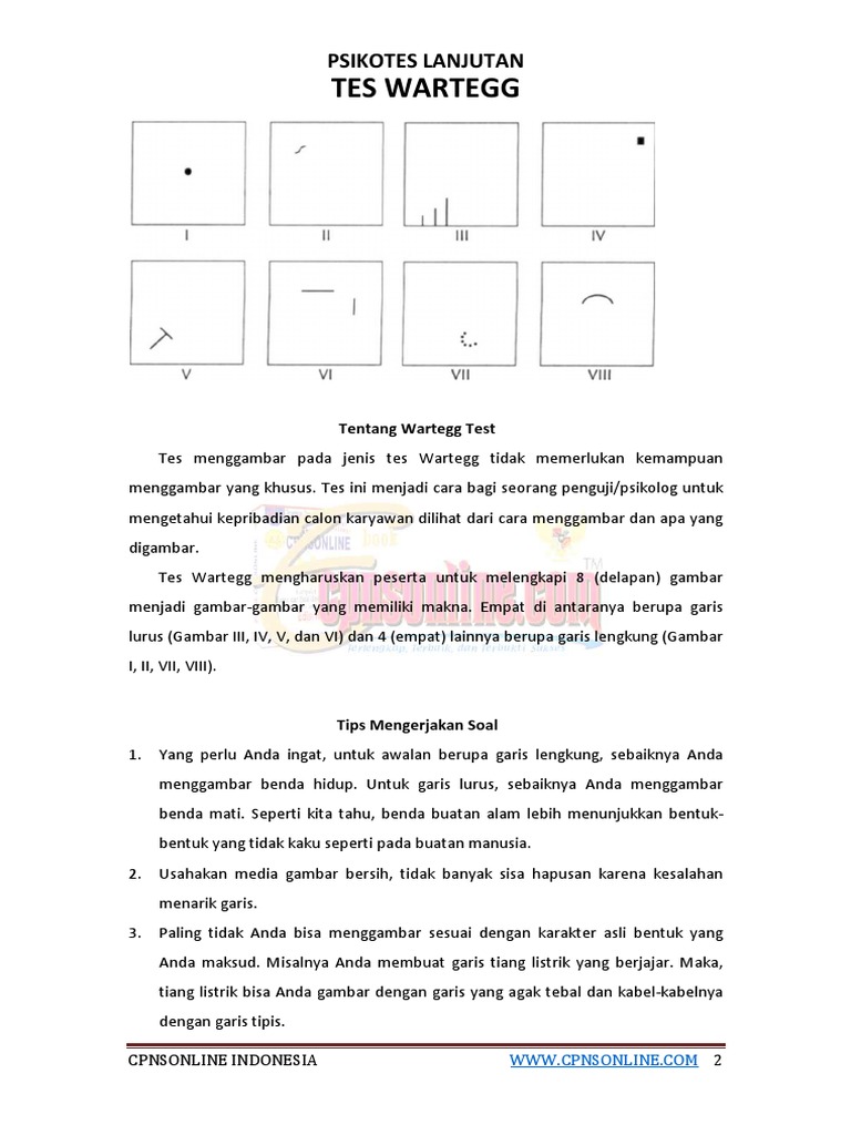 Wartegg Test | PDF