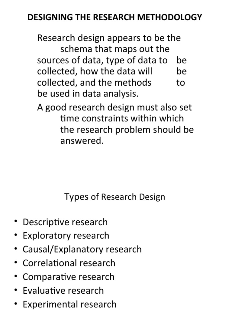 A Comprehensive Guide To Research Methodology Selecting The