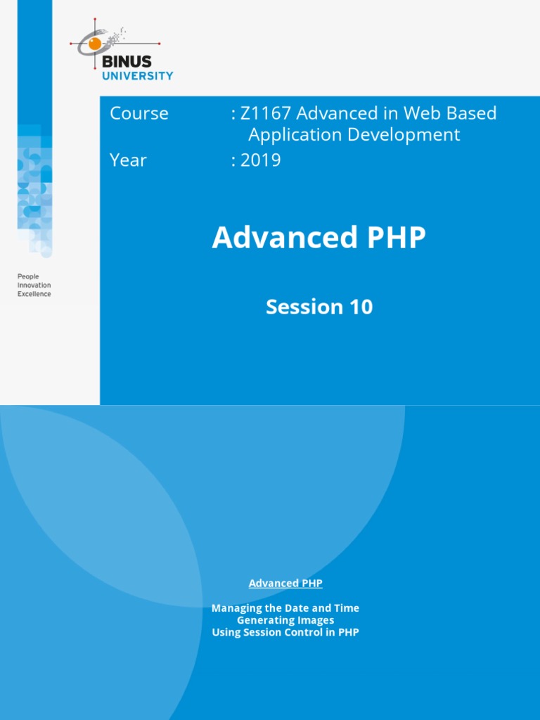 20191226224426D6191 10-AdvancedPHP | PDF | Http Cookie | Computer Data