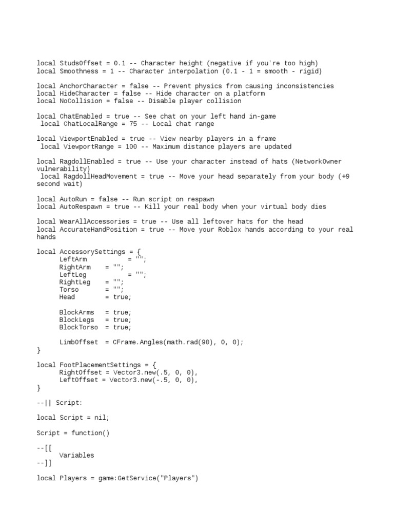 Roblox Fe Exploit SCRIPT VR | PDF | Computing