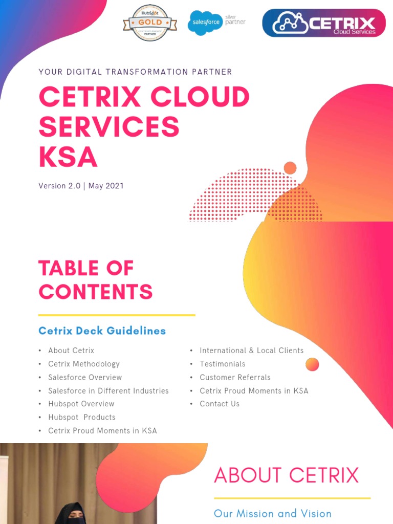 Cetrix Cloud Services Profile 2021 | PDF | Customer Relationship ...