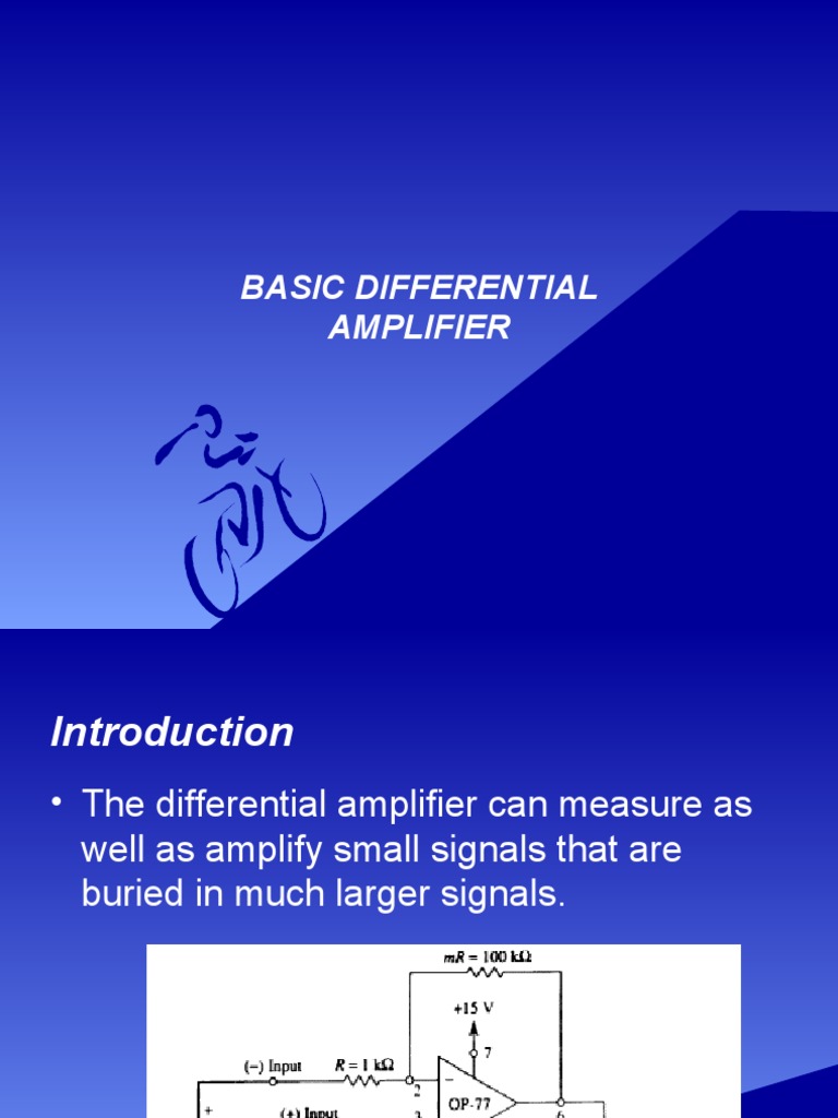 Understanding Basic Differential Amplifiers | PDF | Amplifier ...