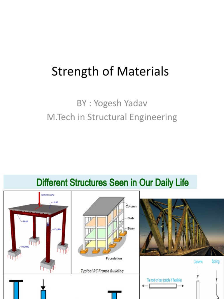 Strength of Materials | PDF | Deformation (Engineering) | Elasticity ...