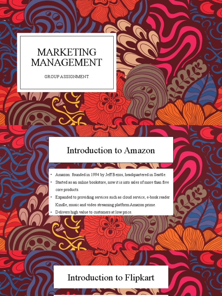Marketing Management: Group Assignment | PDF | Promotion And Marketing ...