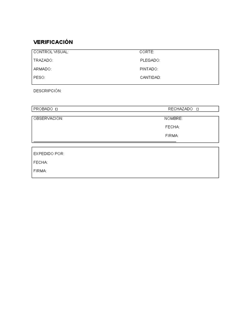 Planilla de Expedicion de Materiales | PDF