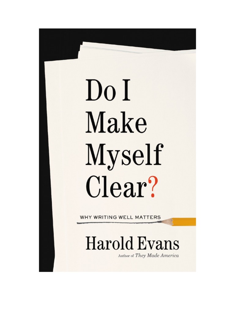 Do I Make Myself Clear | PDF | Sentence (Linguistics) | Linguistics