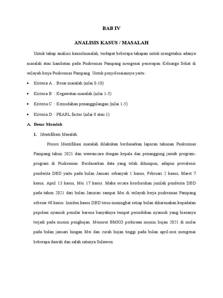 POA DBD PKM Pampang | PDF