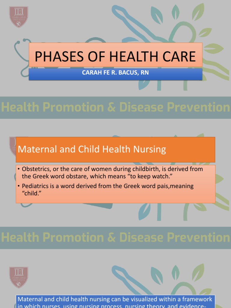 Phases of Health Care | PDF | Maternal Health | Nursing