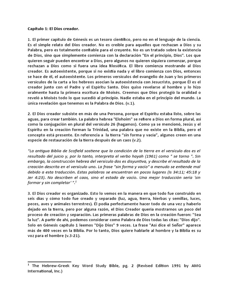 Genesis 1 Pdf Dios Biblia