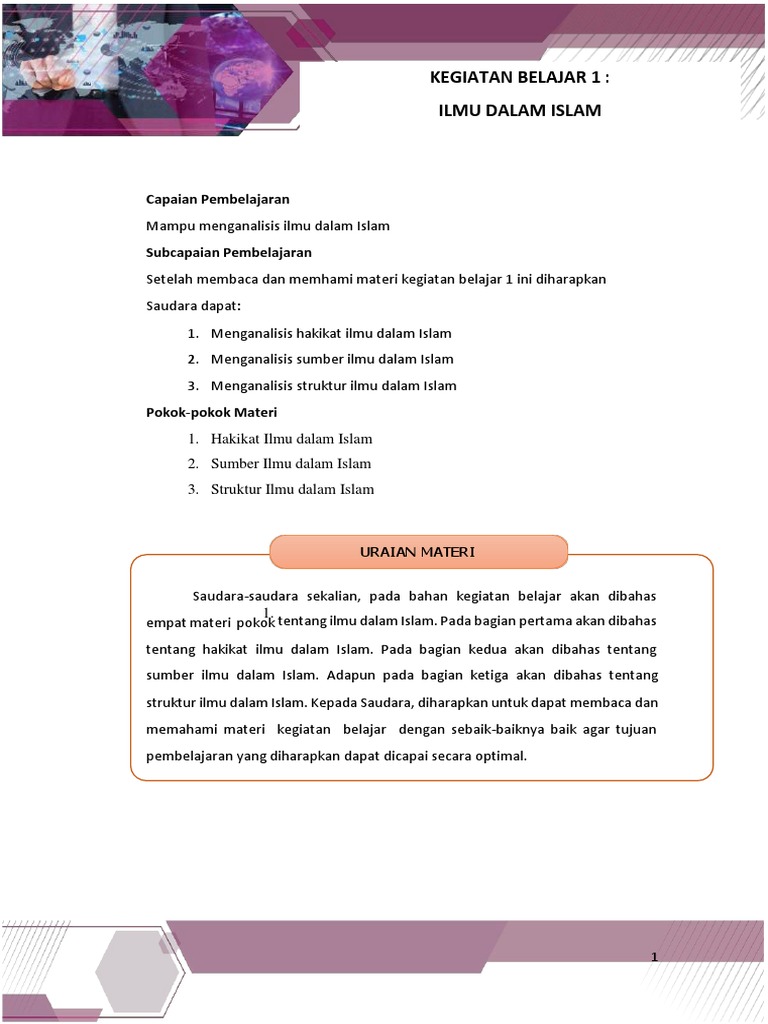 Resume KB 1 | PDF
