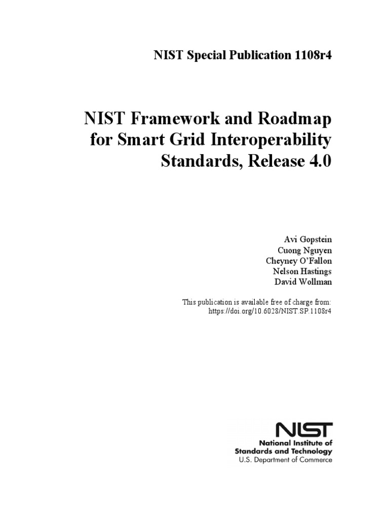 NIST Smart Grid Interoperability Standards | Download Free PDF | Smart ...
