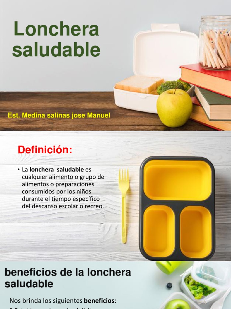 Lonchera Saludable | PDF | Salud y bienestar