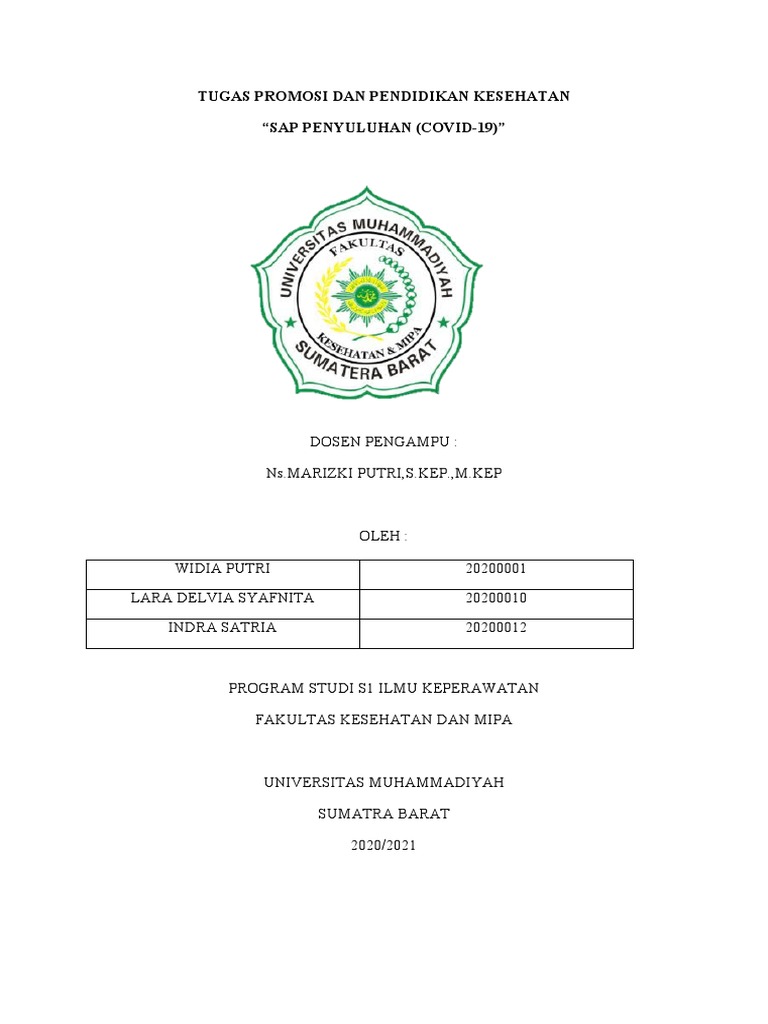 SAP Promkes (KLP 1) | PDF