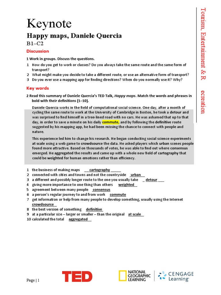 Keynote: Happy Maps, Daniele Quercia | PDF | Crowdsourcing | Communication