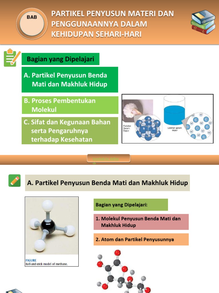 Partikel Penyusun Materi Kelas 9 | PDF