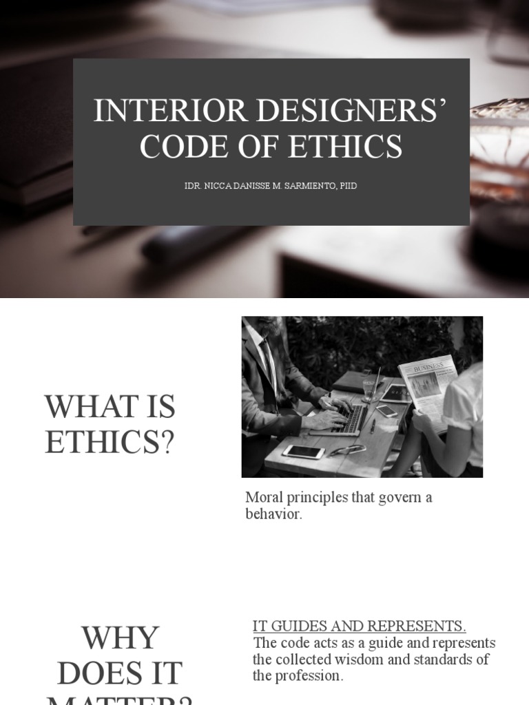 Code of Ethics | PDF | Architect | Interior Design