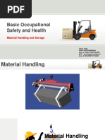 OSHA Material Handling Safety Training | PDF | Forklift | Occupational ...