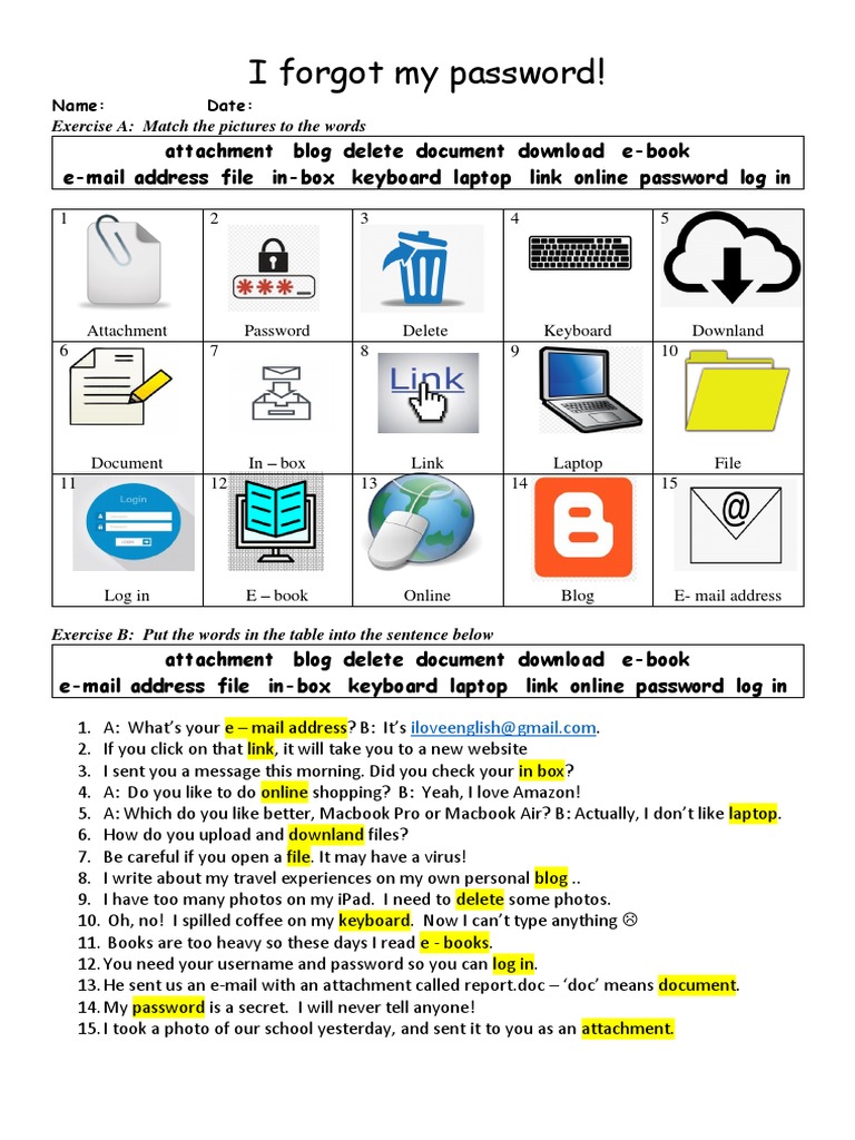 VOCABULARY UNIT 11 Computer-Technology-Vocab | PDF