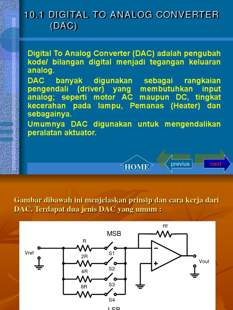 Konsep Dasar ADC dan DAC | PDF | Komputer | Teknologi & Rekayasa