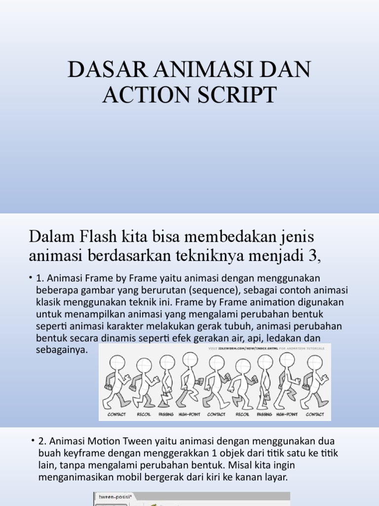 Dasar Animasi dan Action Script di Flash | PDF