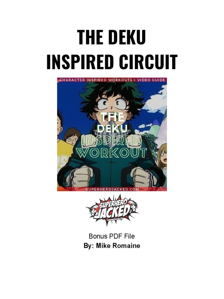 The Deku Inspired Circuit Workout PDF | PDF | Health Care | Patent