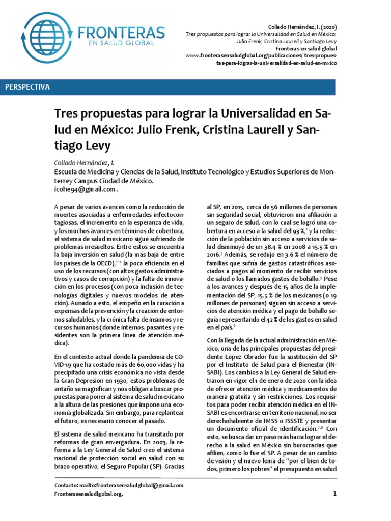 Collado 2020 | PDF | Bienestar | México