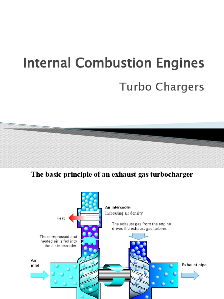Internal Combustion Engines: Turbo Chargers | PDF | Turbocharger ...
