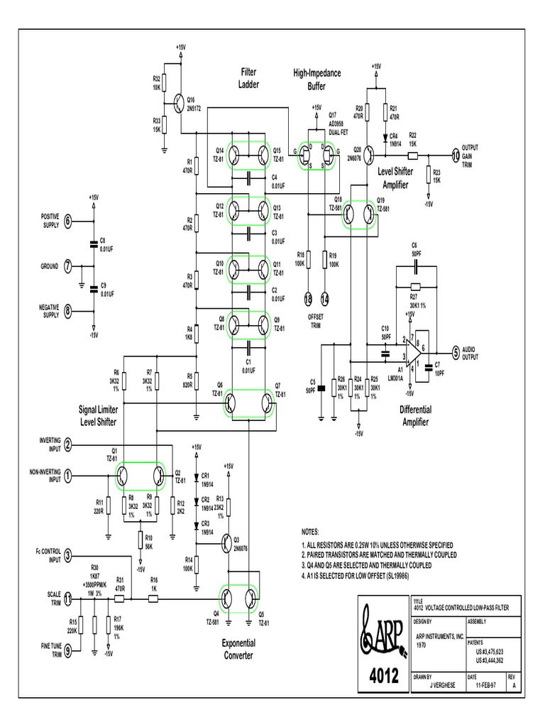 Arp 4012 LPF | PDF