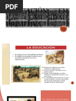 La Educación en La Comunidad Primitiva | PDF | Sociedad | Familia