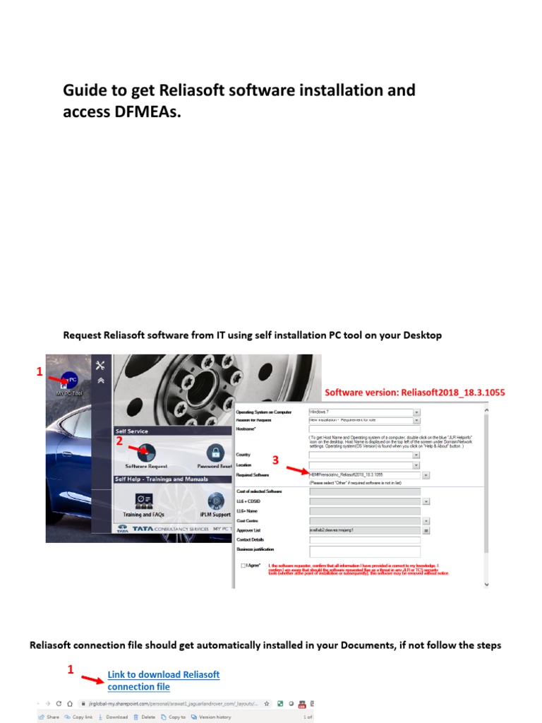 Guide To Get Reliasoft and Access DFMEA | PDF | Business | Technology ...