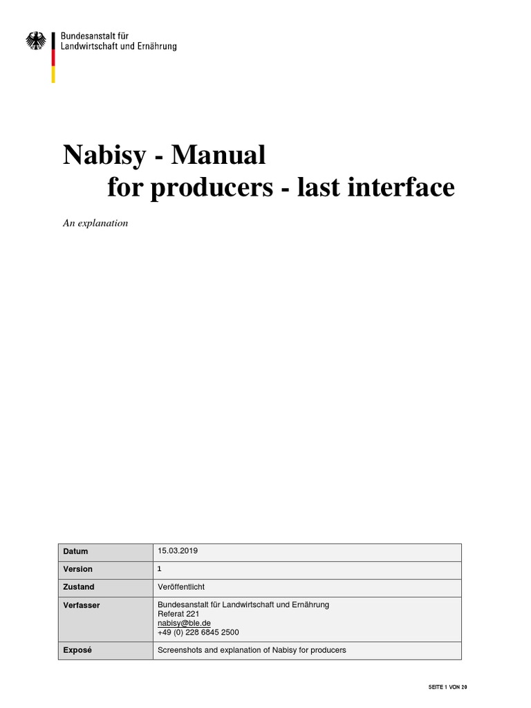 Nabisy - Manual For Producers - Last Interface: An Explanation | PDF ...