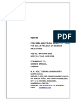 Wenner Four Point Soil Resistivity Test | PDF | Electrical Resistivity ...
