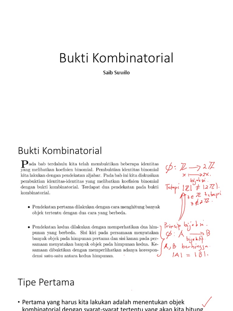 Bukti Kombinatorial I | PDF