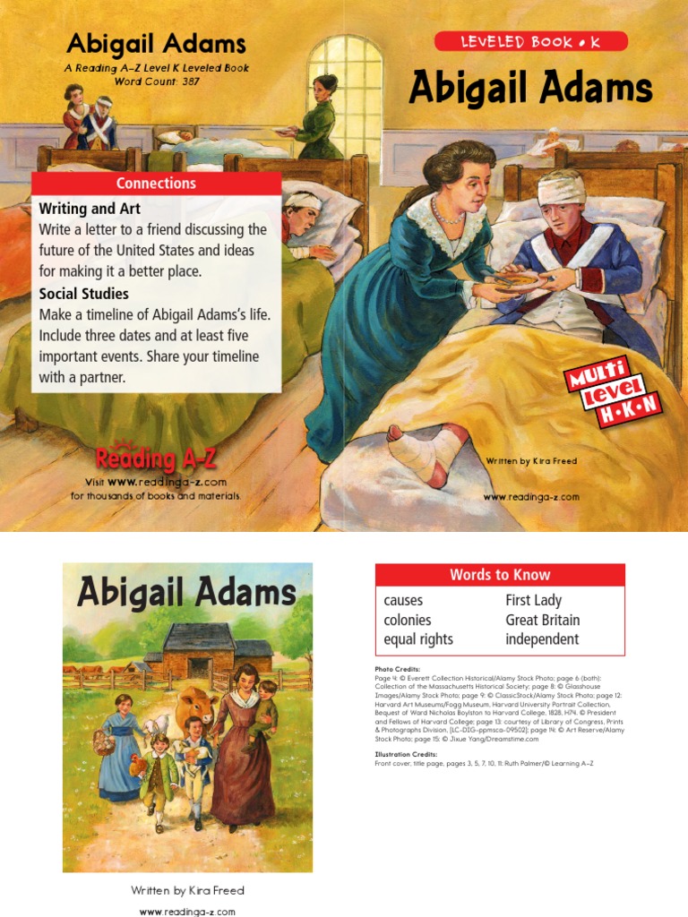 Abigail Adams | PDF | Abigail Adams | Thirteen Colonies