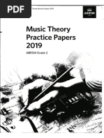 Abrsm Theory g5 Sample Papers (New Format) | PDF