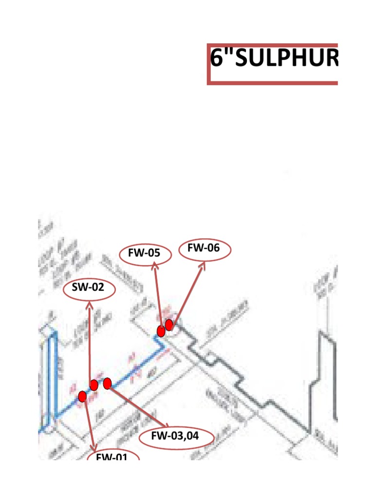 Pipe Line Weld Map | PDF