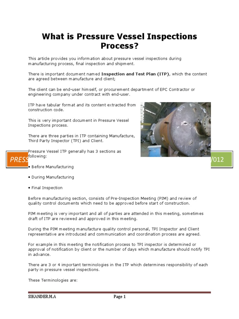 Pressure Vessel Inspection and Design | PDF | Fracture | Ductility