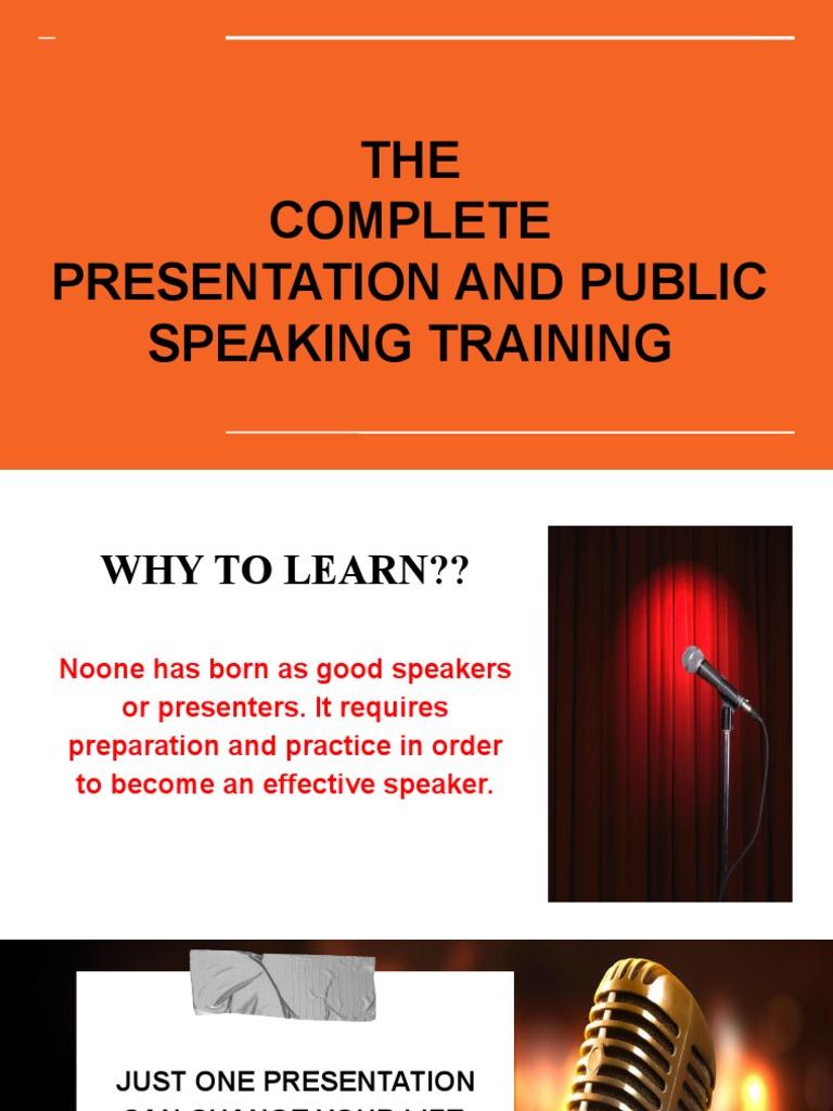 Public Speaking Session | PDF | Human Nature | Communication