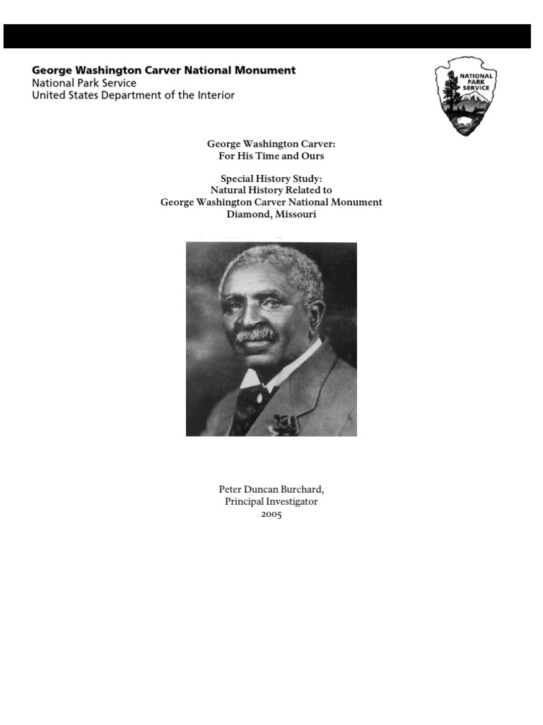 Special History Study George Washington Carver | PDF | Agriculture | God