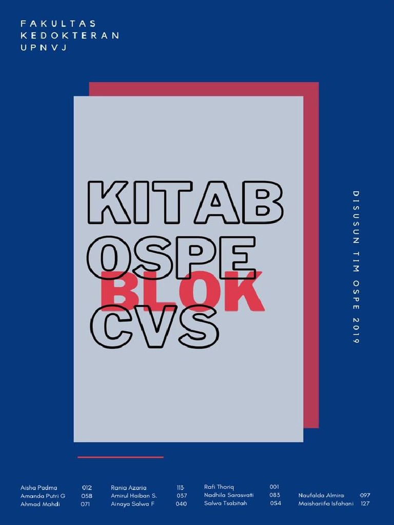 Kitab Ospe Cvs 2019 | PDF