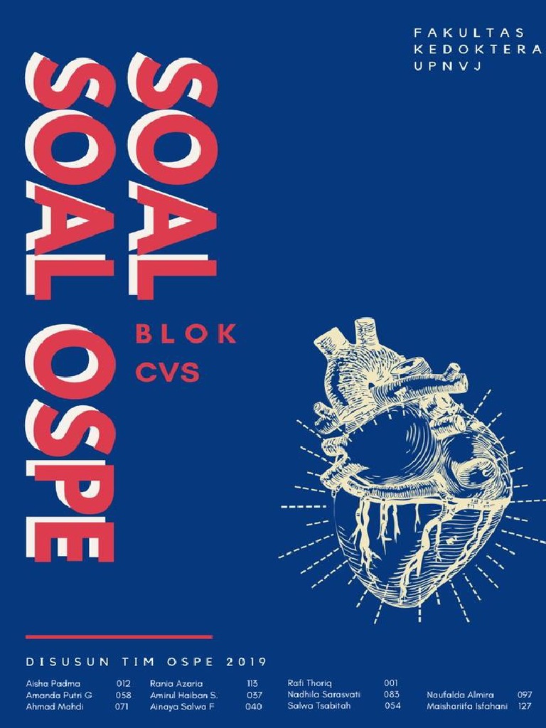 Kitab Soal Ospe Blok Cvs 2019 | PDF