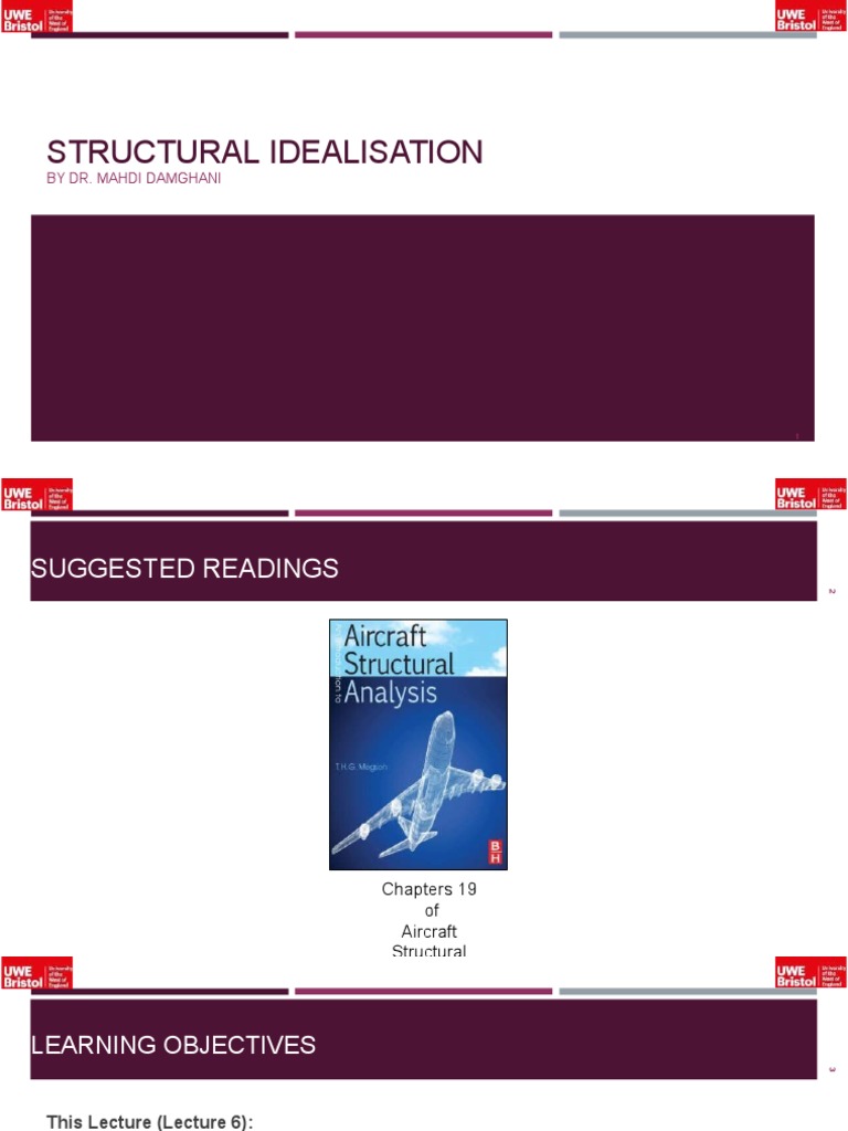 Structural Idealization of Wing Box | PDF | Flap (Aeronautics) | Stress ...