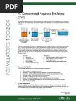 CRODA's PDS Crodafos CES | PDF | Emulsion | Sunscreen