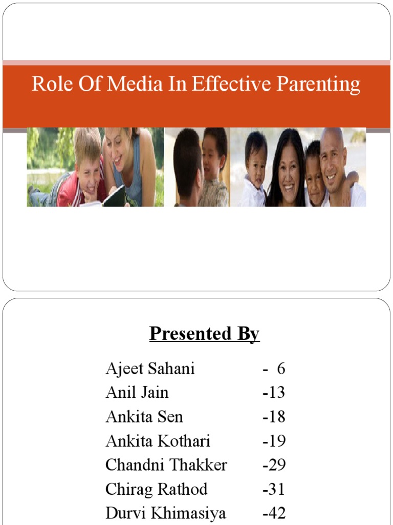 Role of Media in Effective Parenting | PDF | Relationships | Parenting