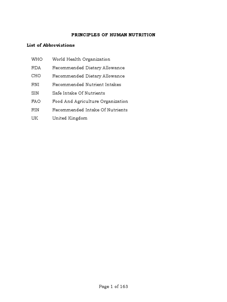 Principles of Human Nutrition | PDF | Dietary Fiber | Diet & Nutrition